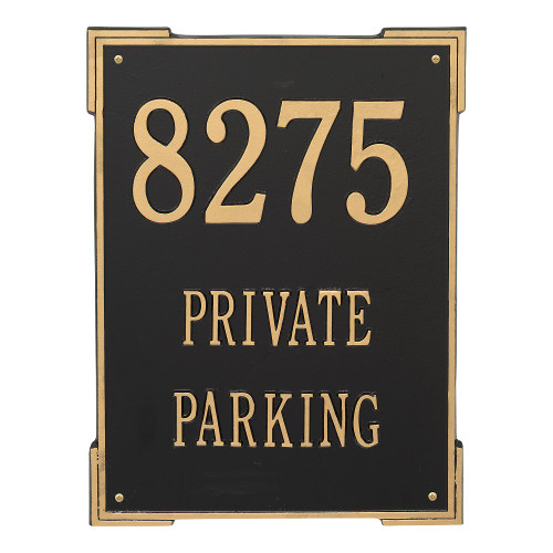 Extra Large Roanoke Vertical Commercial Wall Plaque 14"W x 19"H (3 ...