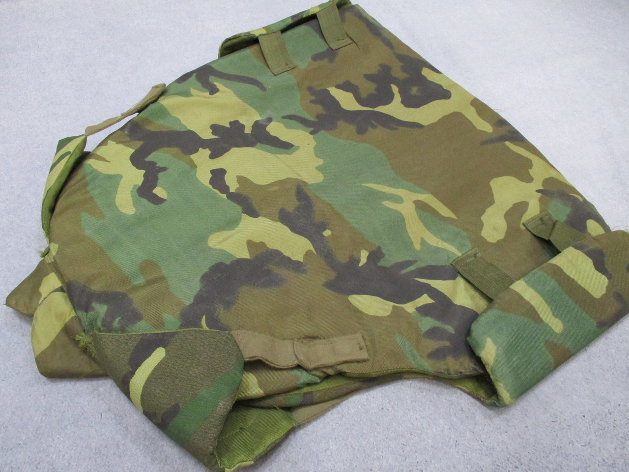 VTG Woodland Flak Jacket Vest m81 camo Fragmentation PASGT X-Large 1991 ...