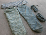 COMPLETE ARMY ISSUE SLEEPING BAG MILITARY SLEEP SYSTEM 5 PART ACU ...