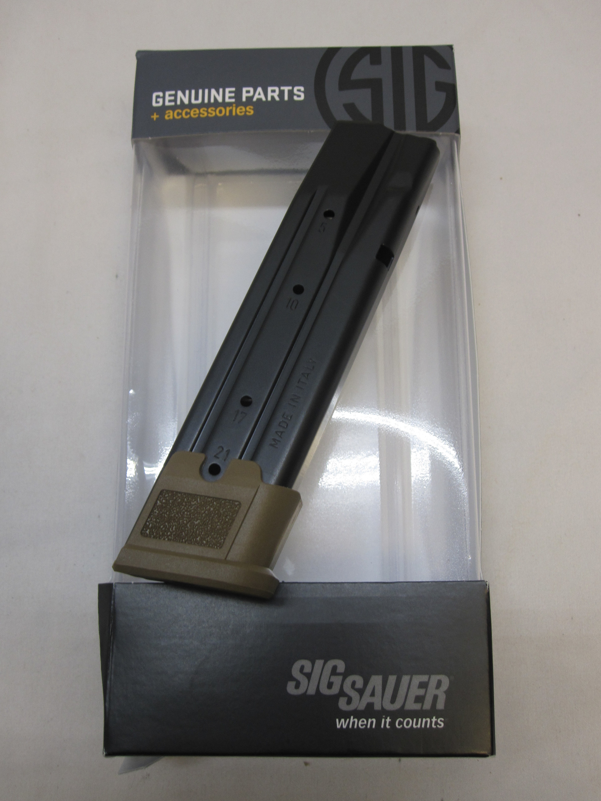 SIG SAUER M17 P320 EXTENDED HIGH CAPACITY 21 ROUND MAGAZINE