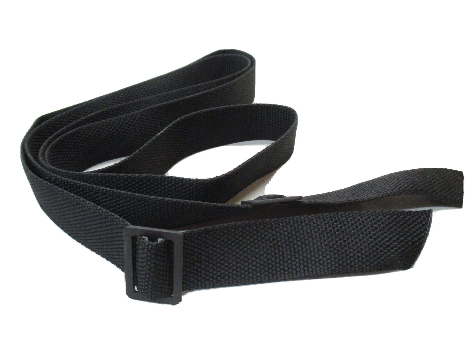 USGI MILITARY RIFLE "SILENT" SLING 2 POINT STRAP BLACK NYLON w. STEEL ...