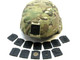 US ARMY NVG BRACKET KEVLAR ACH HELMET RANK