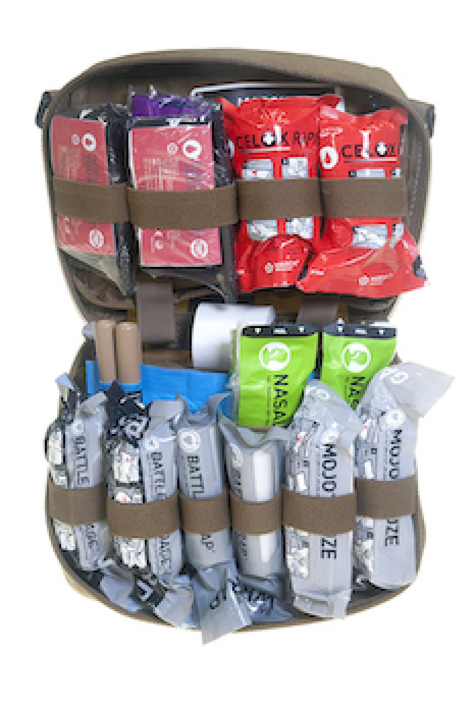 MOJO MEDICAL MILITARY FIRST AID TRAUMA KIT MEDIC BAG IFAK TOURNIQUET ...