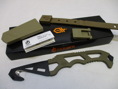 NEW GERBER CRISIS HOOK KNIFE SEAT BELT/ STRAP CUTTER GLASS BREAKER ...