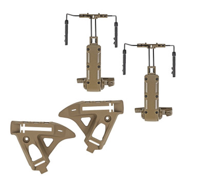 PELTOR HEADSET IHPS HELMET RAIL ADAPTER MOUNT KIT ACCESSORY RAILS ...