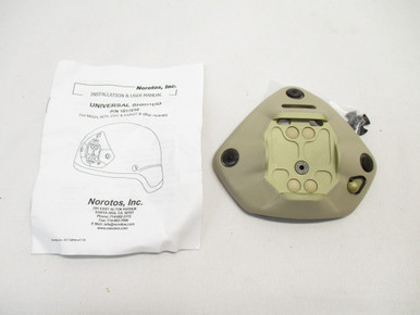 NOROTOS 1 OR 3 HOLE SHROUD NVG MOUNT TACTICAL HELMET BASE PLATE BRACKET ...