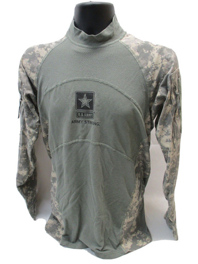 USGI ARMY ISSUE ACU DIGITAL UCP COMBAT SHIRT LONG SLEEVE "ARMY STRONG ...