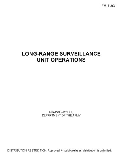 FM 7-93 LONG-RANGE SURVEILLANCE UNIT OPERATIONS