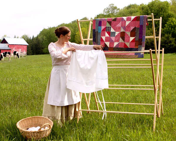 Amish Wooden Clothes Drying Racks | Clotheslines.com