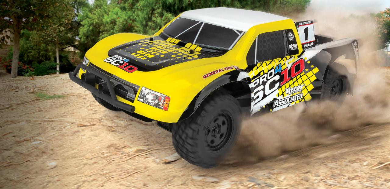 Pro4 SC10 Brushed RTR Combo - Associated Electrics