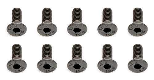 Screws, M3x8 mm FHCS - Associated Electrics