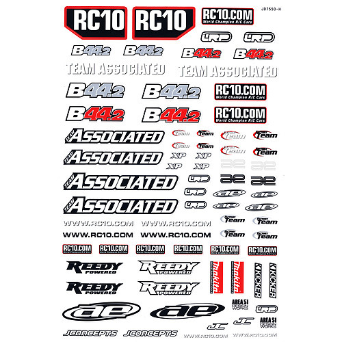B44.2 Decal Sheet - Associated Electrics