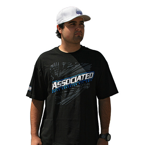 AE 2012 T-SHIRT BLACK (LARGE) - Associated Electrics