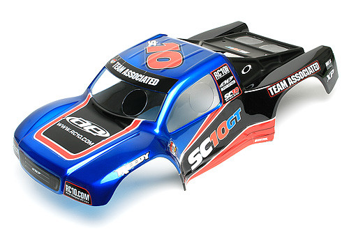 SC10GT RTR Body, blue - Associated Electrics