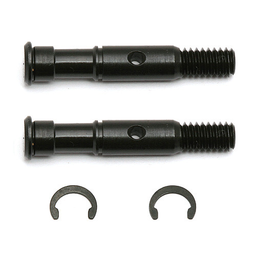 SC10 Front Axles, Hex - Associated Electrics