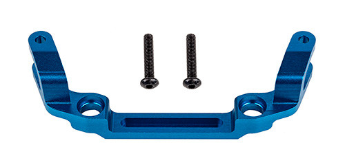 SR7 FT Steering Rack, blue aluminum - Associated Electrics