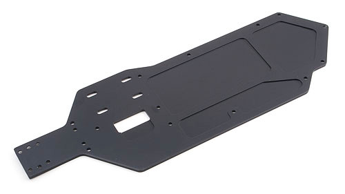 GT2 FT Chassis, hard anodized black - Associated Electrics