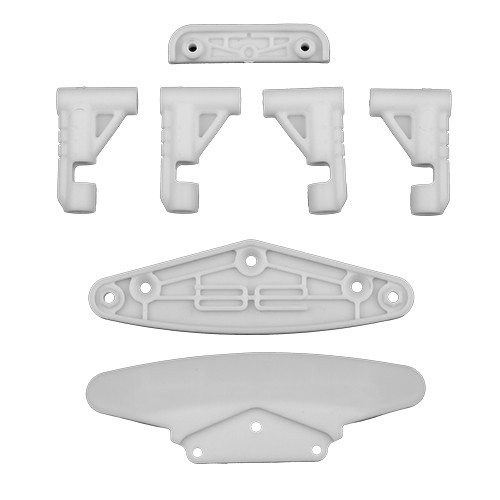 RC10 4x4 Rally Front Bumper Mount, Natural - Associated Electrics