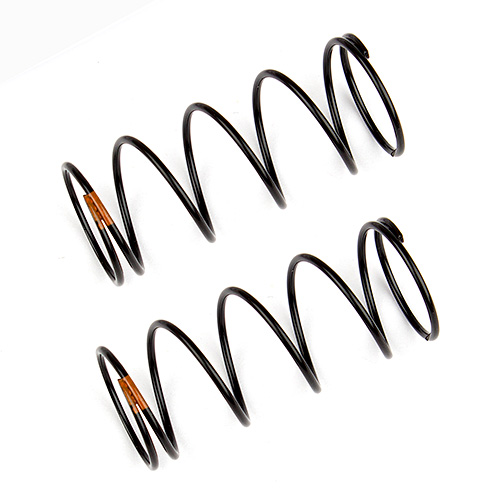 12mm Front Shock Springs, orange, 5.10 lb/in, L44 mm - Associated Electrics