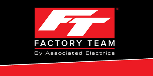 Factory Team Vinyl Banner, 60in x 30in - Associated Electrics
