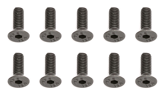 Screws, M4x12 mm FHCS - Associated Electrics