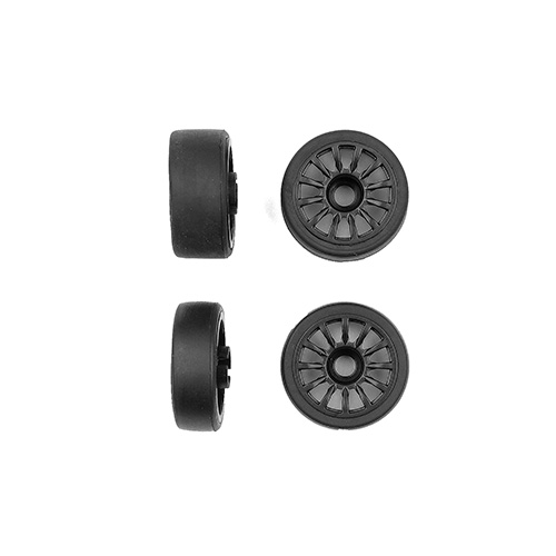 SR27 12-Spoke wheel and Tire Set - Associated Electrics