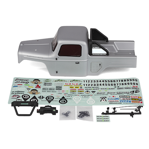 Enduro Portal Ecto Body Set, Matte Silver - Associated Electrics