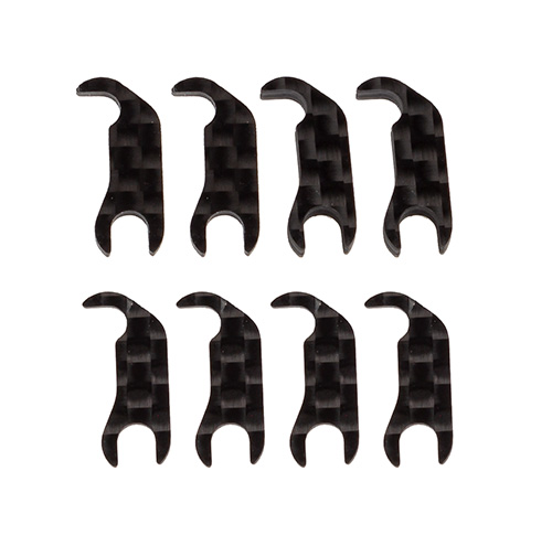 RC10B7 FT Steering Block Mount Shim Set, carbon fiber - Associated ...