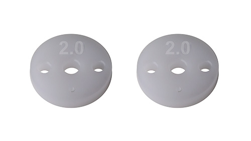 FT 13mm Shock Pistons, 2.5mm, 2x2.0 - Associated Electrics