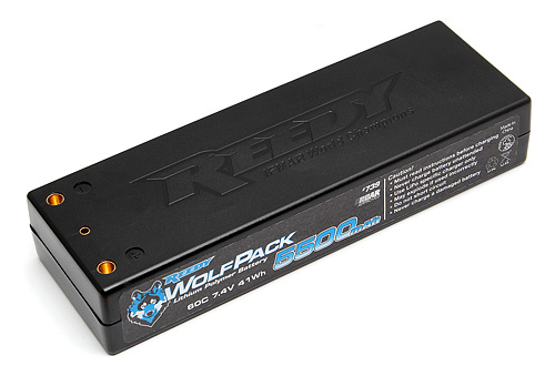 WolfPack LiPo 5500mAh 7.4V 60C Battery - Associated Electrics