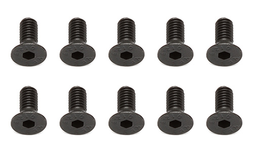 Screws, M4x8mm FHCS - Associated Electrics