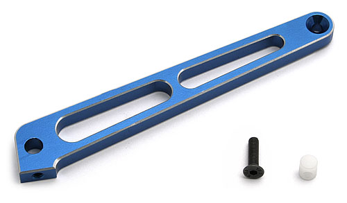 FT RC8T Aluminum Chassis Brace, front - Associated Electrics
