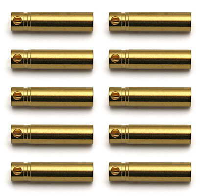 4.0 mm Connectors (10 Female) - Associated Electrics