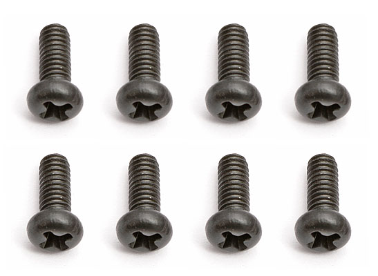 Screws, M2.5x6 mm BHPS - Associated Electrics
