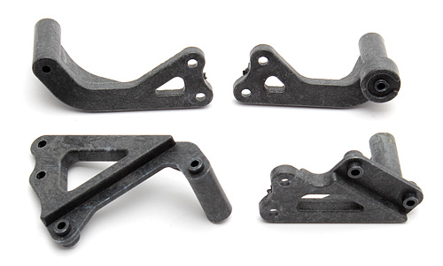 NTC3 FT Carbon Chassis Braces - Associated Electrics