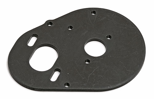 Motor Plate, black aluminum - Associated Electrics