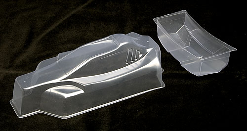 B44 Body with 6.5 in. Wing, clear - Associated Electrics