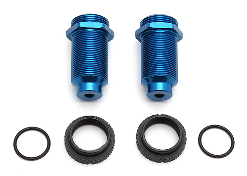 FT Anodized Threaded Shock Bodies & Collars - Associated Electrics