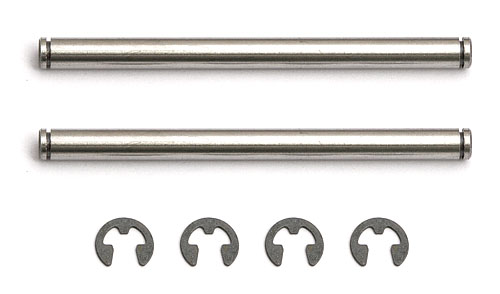 Hinge Pins, inner, 1.675 in, with clips - Associated Electrics