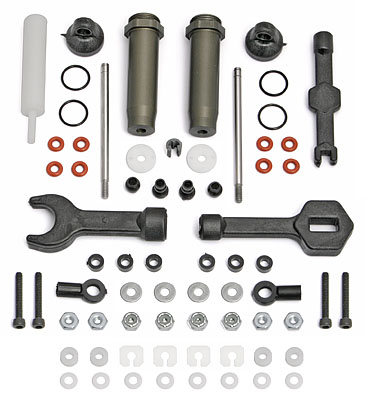 Racing Shock Kit, rear, 1.39" body, 1.32 in shaft - Associated Electrics