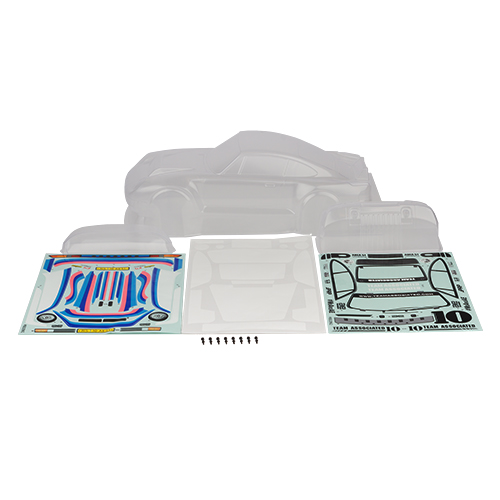 RC10 4x4 Rally Body Set, Clear - Associated Electrics
