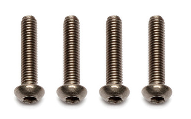 FT Ti Screws, M3x14 mm BHCS - Associated Electrics