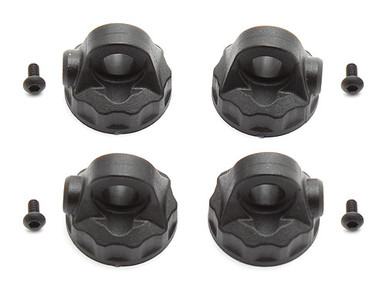 12 mm V2 Composite Shock Caps - Associated Electrics