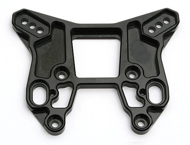 RC8.2 Front Tower, aluminum, black - Associated Electrics