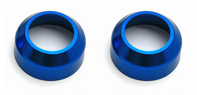 FT CVA Pin Retainers, blue aluminum - Associated Electrics