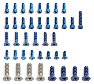 BLUE SCREW SET 10L3 & L4O - Associated Electrics