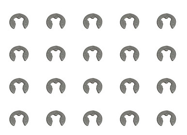 E-Clips, 2 mm - Associated Electrics