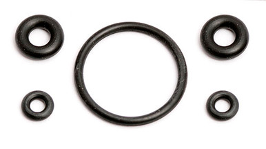 O-ring Set, AE engines .21/4.60, black - Associated Electrics
