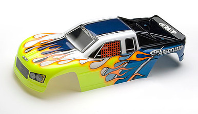 MGT 3.0 Body, printed, yellow, blue, white - Associated Electrics