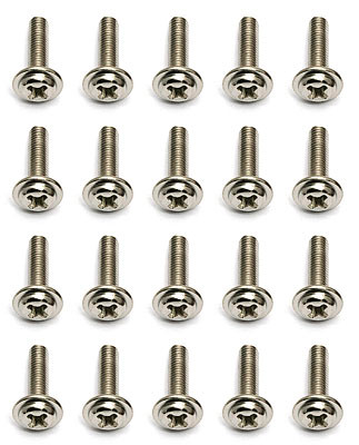 Screws, M3x12 mm BHPTS, tapped - Associated Electrics